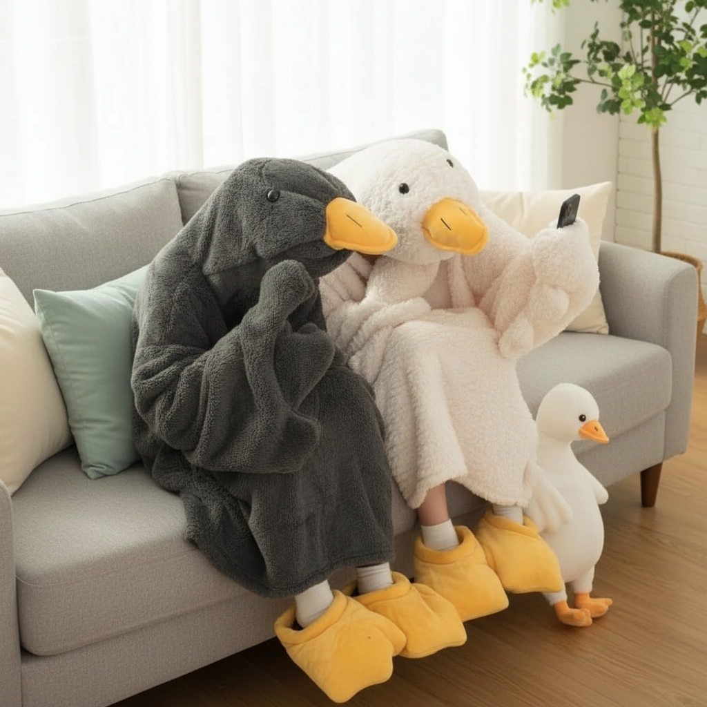 Snuggy Goose Hooded Fleece Robe™